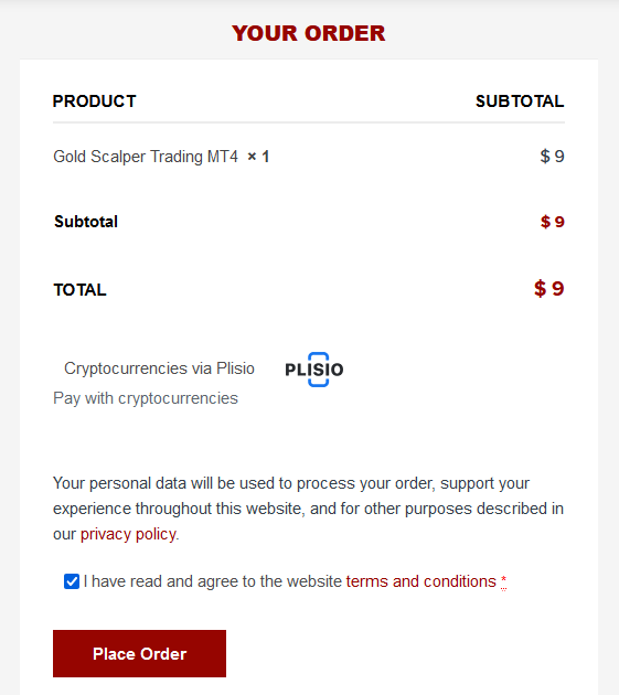 How to pay through the Plisio payment gateway - FXProEA -How to Pay with Plisio Payment Gateway ...