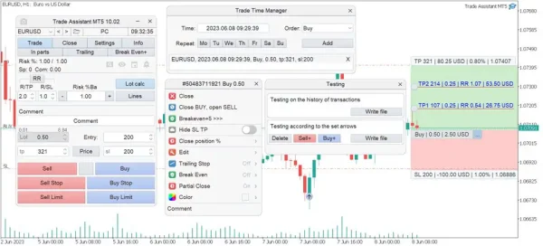 Trade Assistant MT5 - FXProEA - Advanced Trade Panel for Smart Manual ...